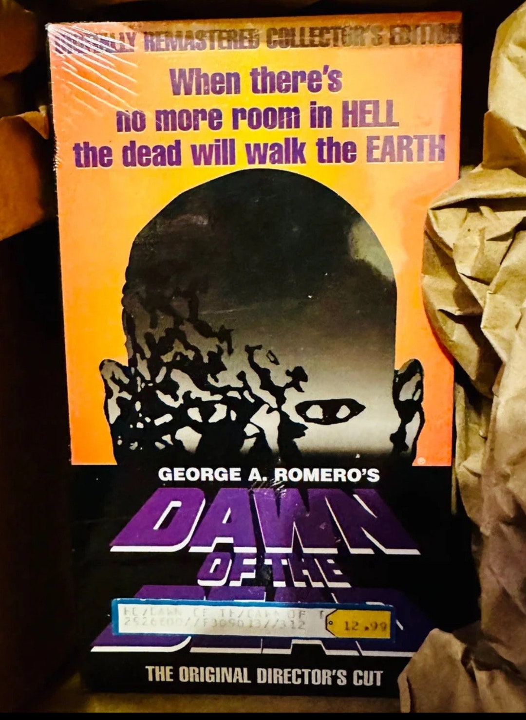 Dawn of the Dead VHS 1978 2 Tape Special Edition Factory Sealed W/comic ...