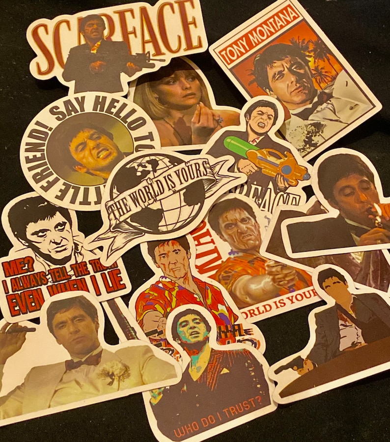 Scarface Sticker Set - Etsy