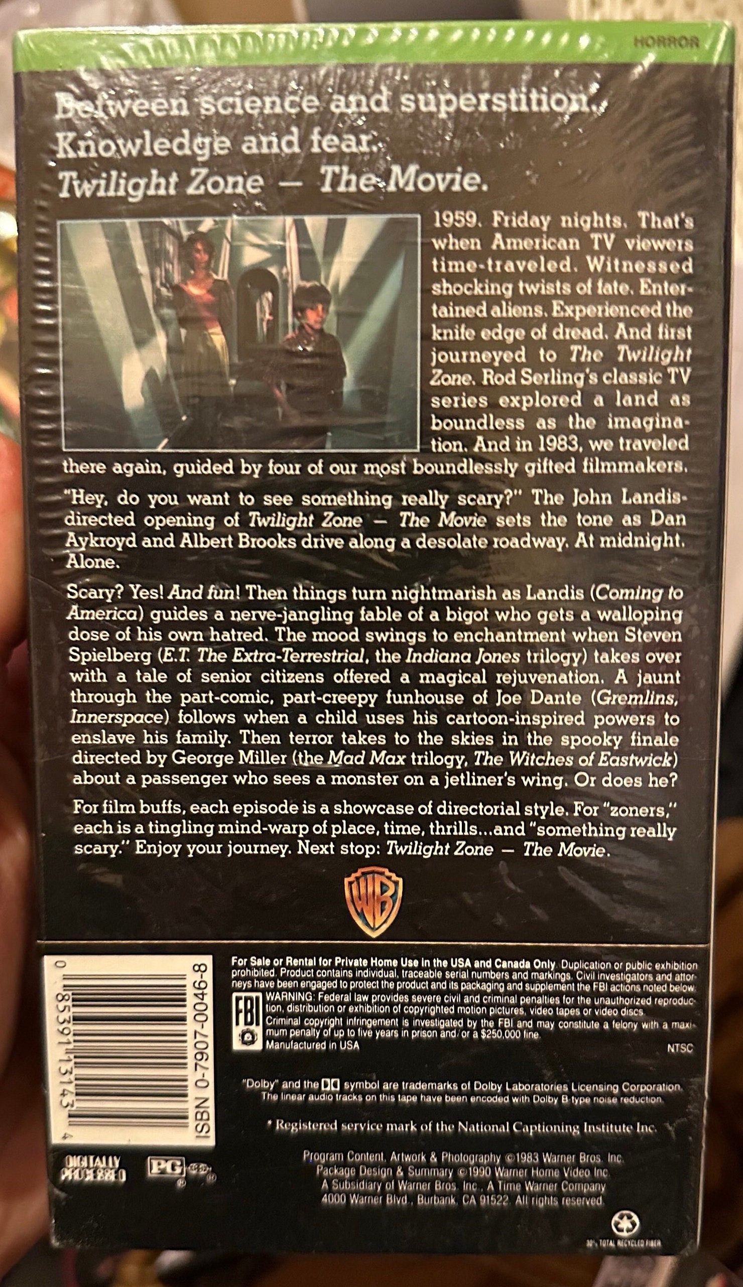 Twilight Zone the Movie VHS factory Sealed - Etsy