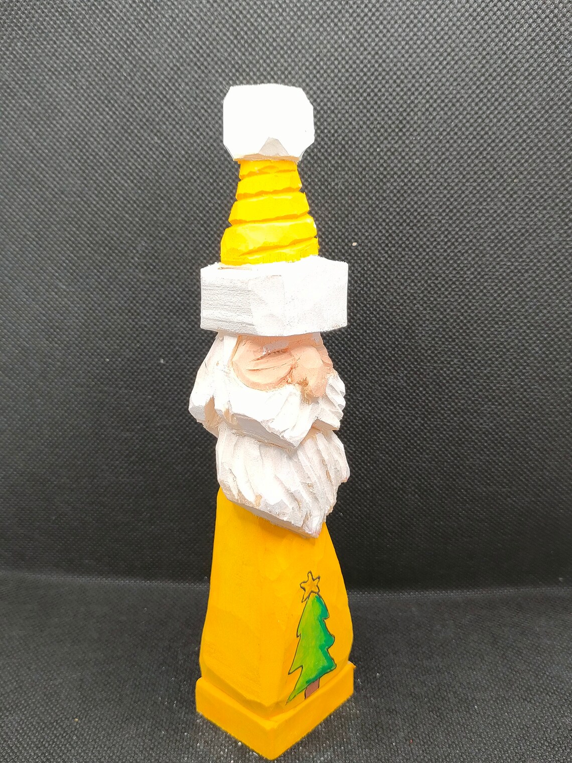 Santa Claus Yellow With Christmas Tree - Etsy