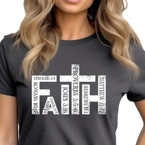 Retro Faith T Shirt, Bible Verse Faith T-shirt, Christian Shirt ...