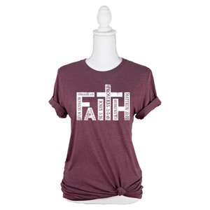 Retro Faith T Shirt, Bible Verse Faith T-shirt, Christian Shirt ...