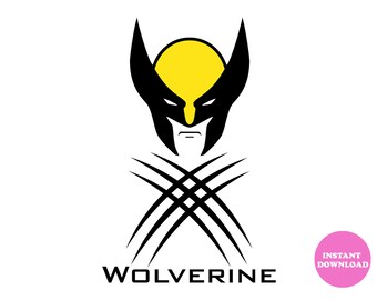Wolverine Layered Svg - Etsy