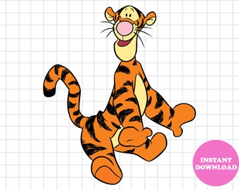 Tigger Svg - Etsy