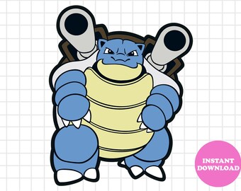 Blastoise Svg - Etsy
