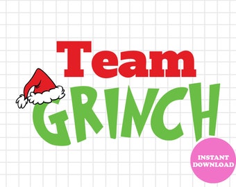 Team Grinch Svg - Etsy