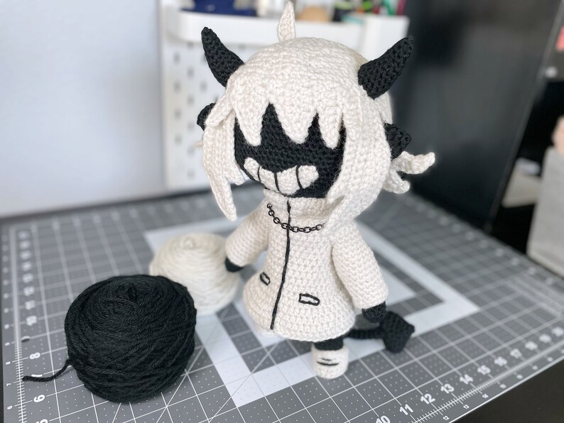 Demondice Crochet Pattern Rapper Singer Demon Dcie Amigurumi Devil ...