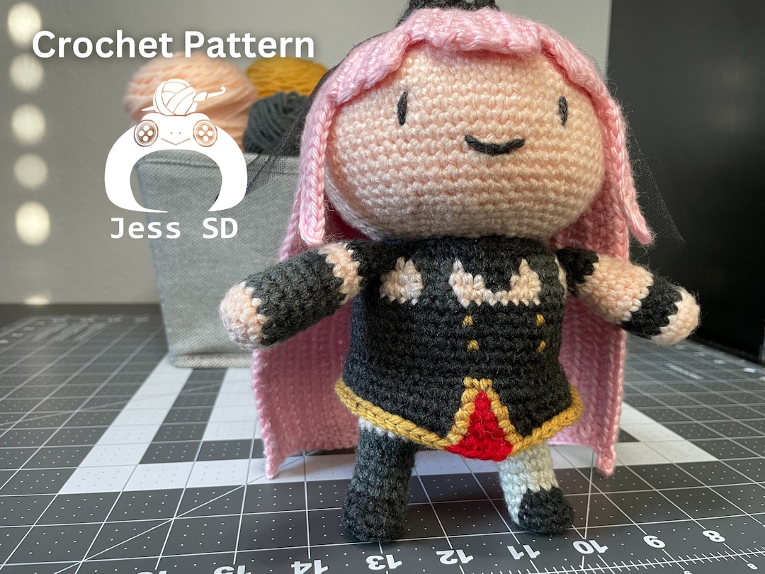 Mori Calliope Amigurumi Crochet Pattern | Hololive SMOL Cali (PDF) - Etsy