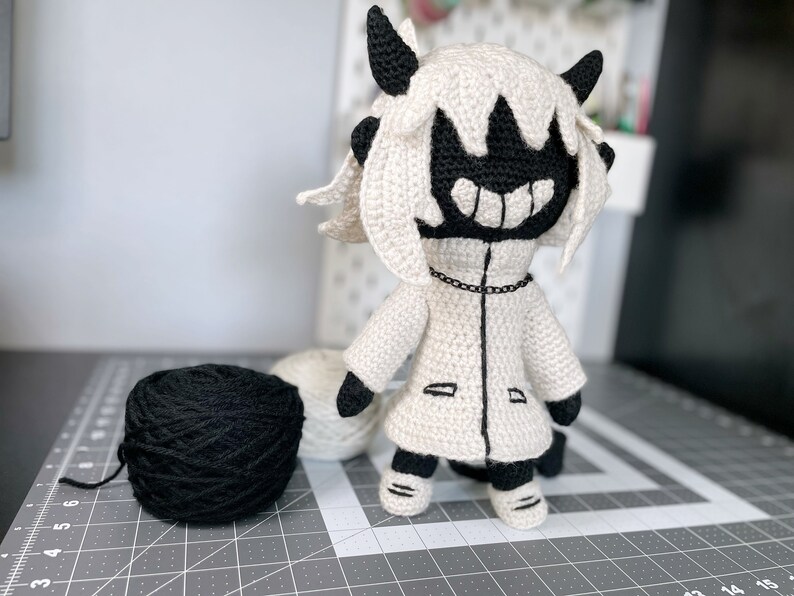 Demondice Crochet Pattern Rapper Singer Demon Dcie Amigurumi Devil ...