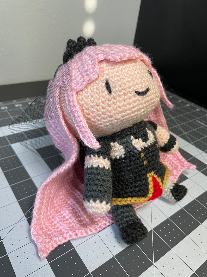 Mori Calliope Amigurumi Crochet Pattern | Hololive SMOL Cali (PDF) - Etsy