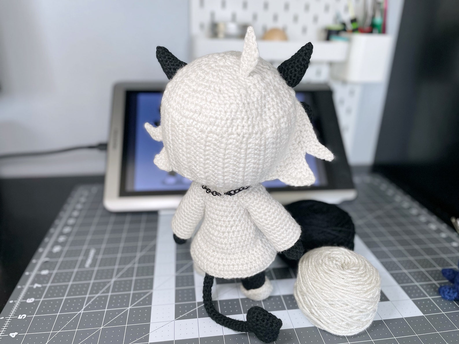 Demondice Crochet Pattern Rapper Singer Demon Dcie Amigurumi Devil ...