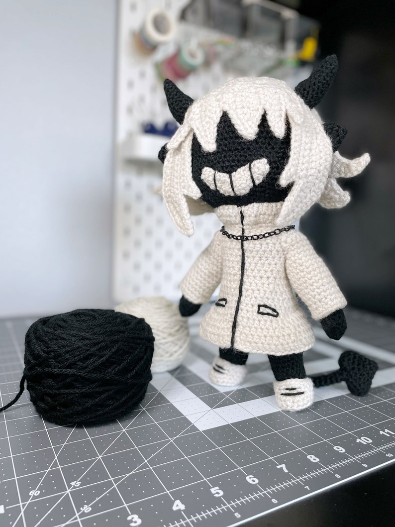 Demondice Crochet Pattern Rapper Singer Demon Dcie Amigurumi Devil ...