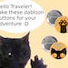 1.5 Inch Button DABLOON CAT Meme Tiktok Black Cat Dabloons - Etsy