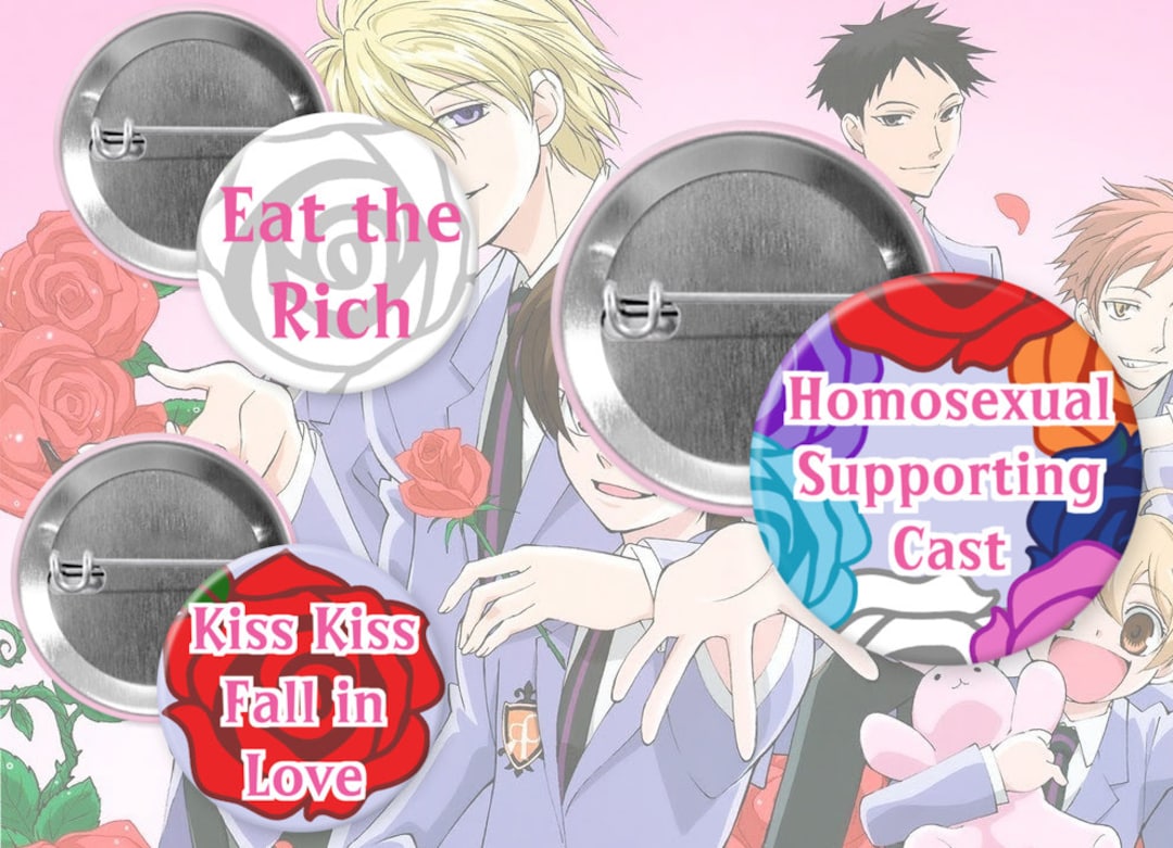 Ouran Highschool Host Club OHSHC 1.5 Inch BUTTONS - Etsy