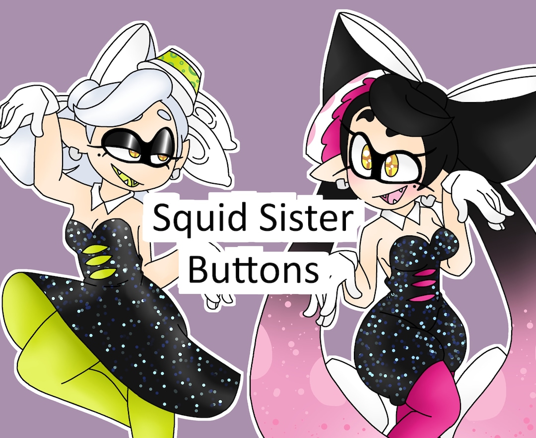 SPLATOON 1 Squid Sister Callie Marie 1.5 Inch Button - Etsy