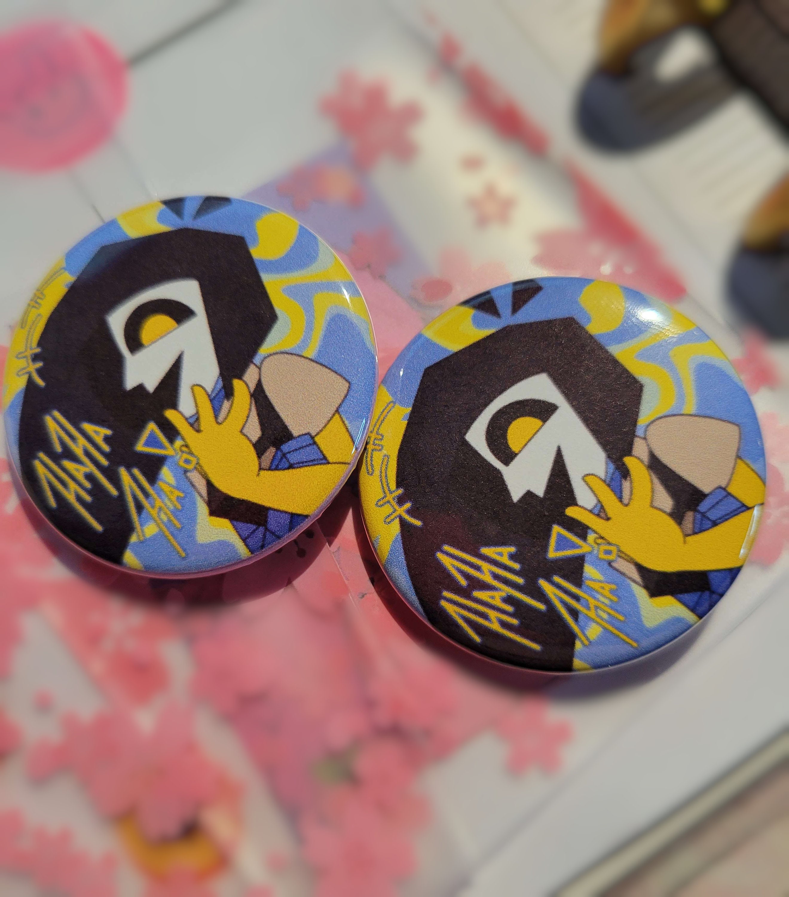 ENA Dream BBQ Ena Hourglass Dog Joel G 1.5 Inch BUTTONS - Etsy UK