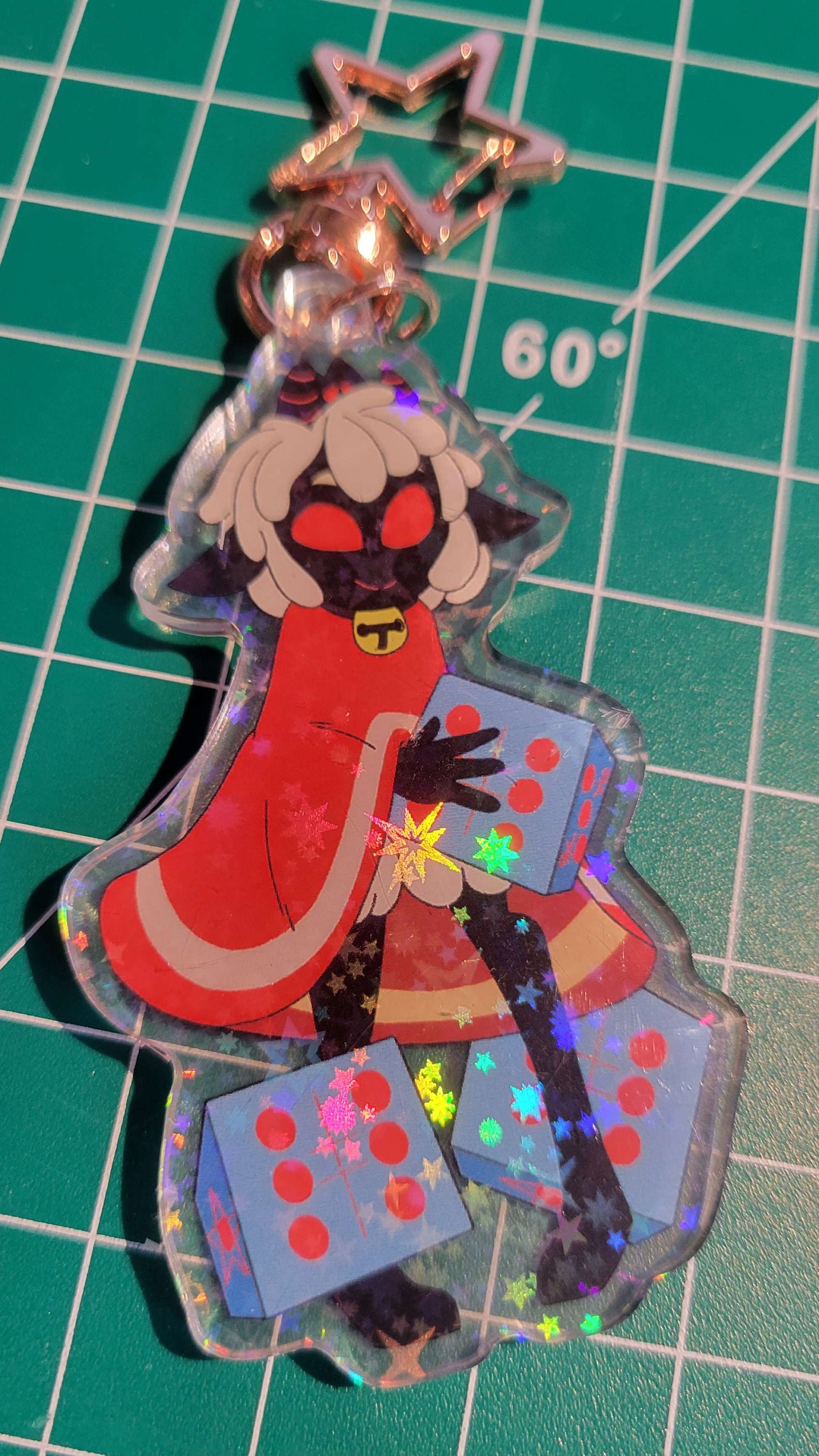 Cult of the Lamb Knucklebone Dice Keychain - Etsy