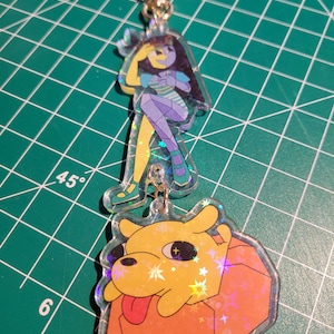 ENA and Hourglass Dog Summer Time Joel G Keychain - Etsy