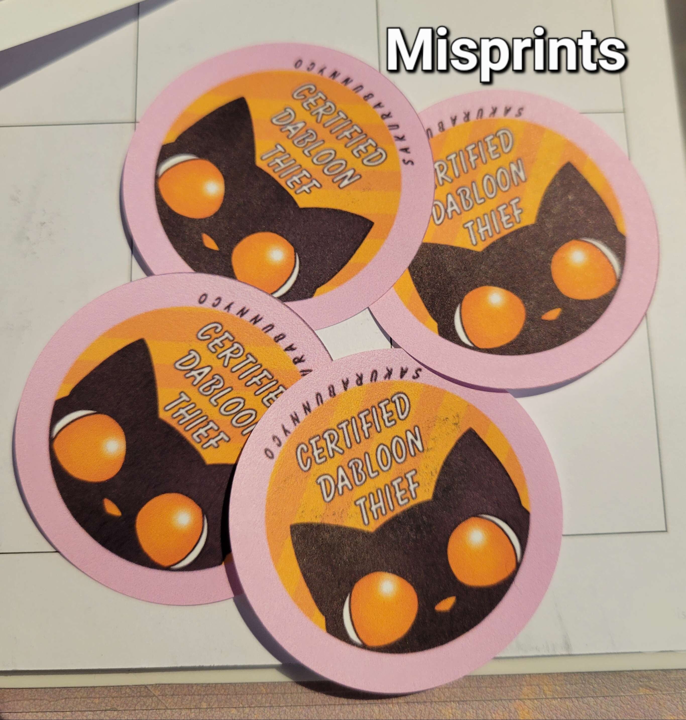 1.5 Inch Button DABLOON CAT Meme Tiktok Black Cat Dabloons - Etsy