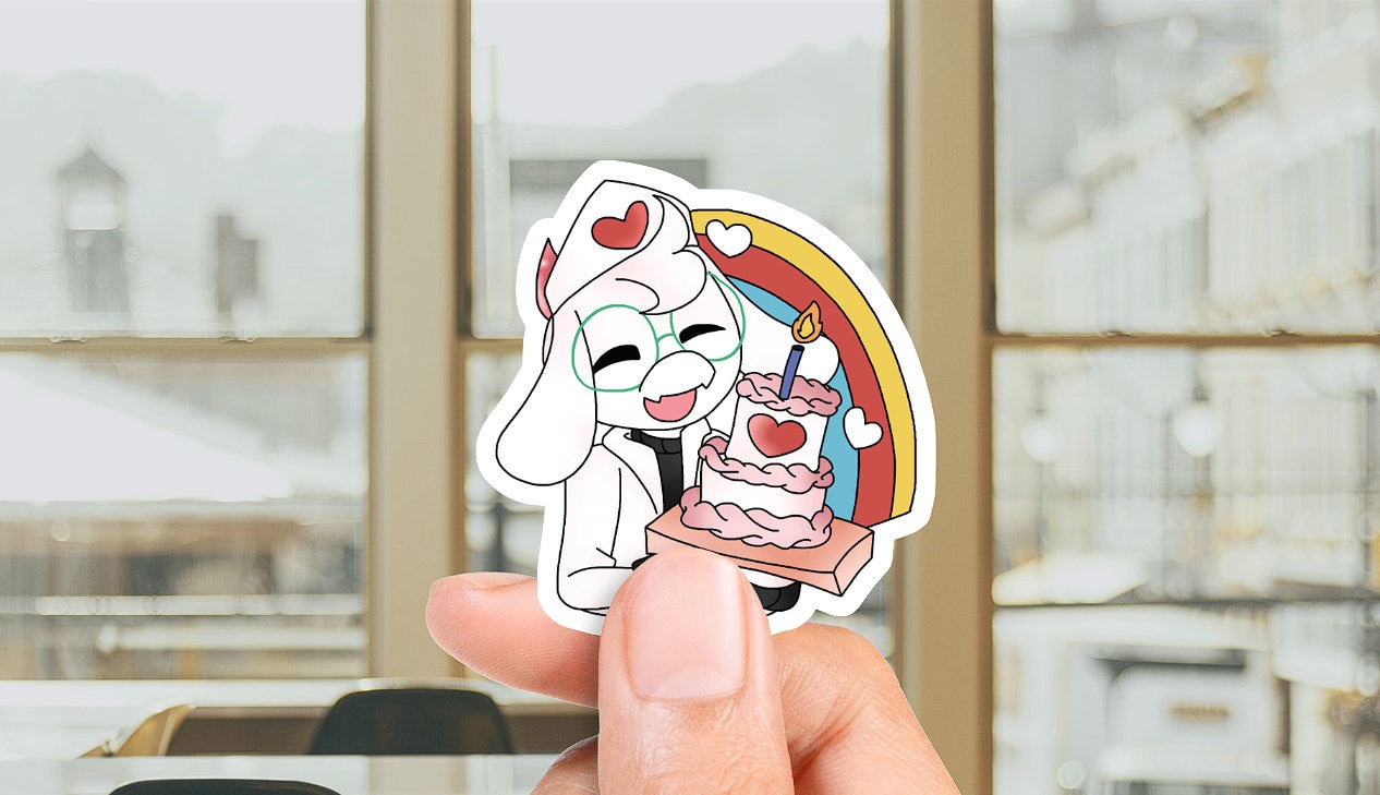 Ralsei DELTARUNE UNDERTALE Nurse Get Well Soon STICKERS - Etsy