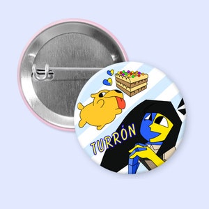 ENA, Dream BBQ Ena, Hourglass Dog Joel G 1.5 Inch BUTTONS - Etsy