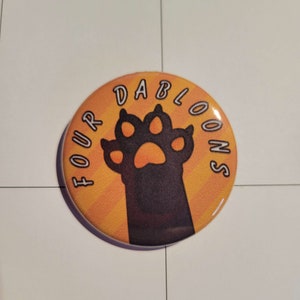 1.5 Inch Button DABLOON CAT Meme Tiktok Black Cat Dabloons - Etsy