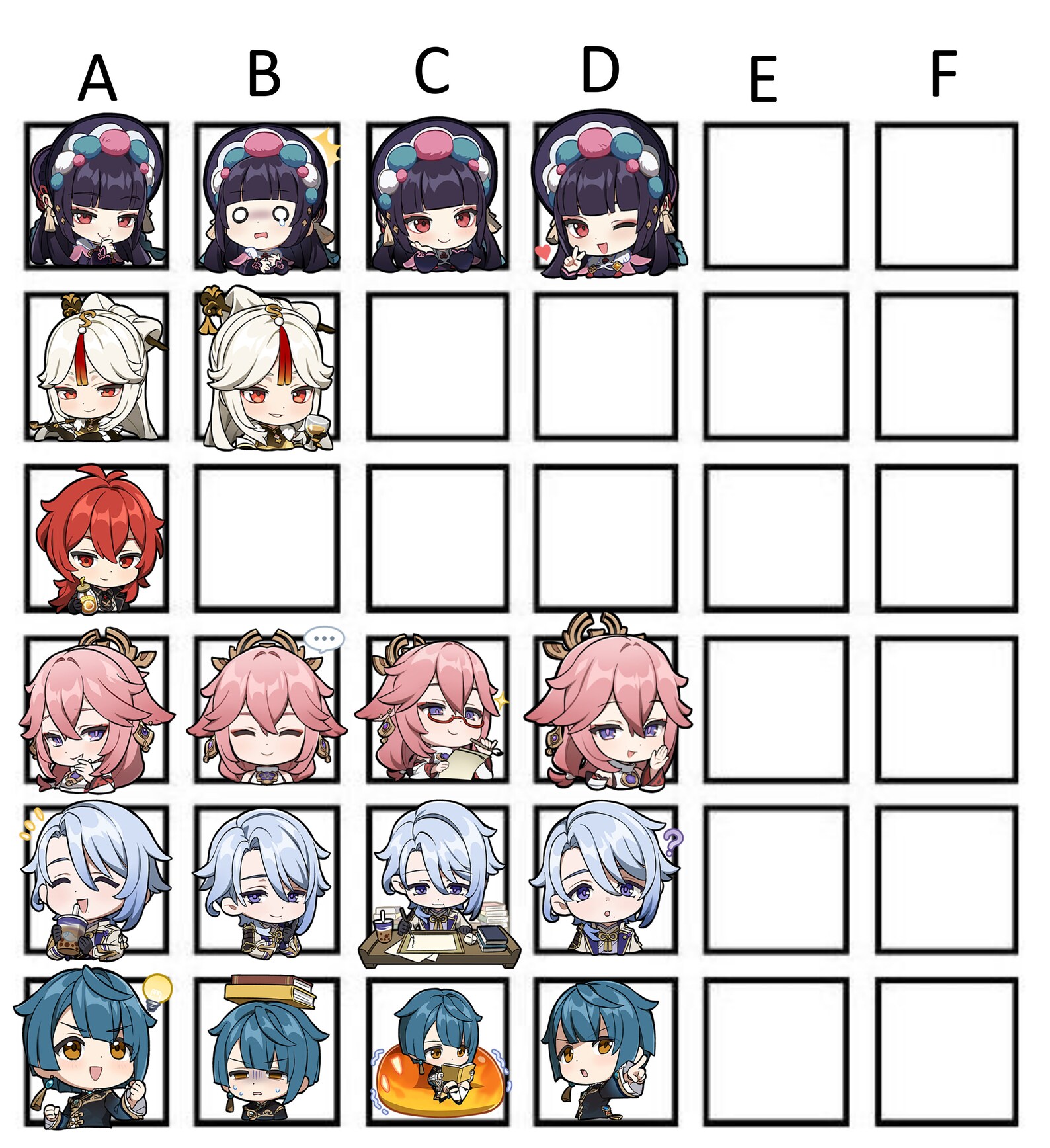 Genshin Impact Paimon Painting 1.5 Inch Buttons ALL Design up - Etsy