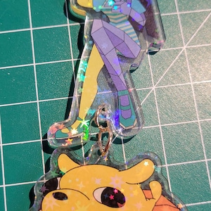 ENA and Hourglass Dog Summer Time Joel G Keychain - Etsy