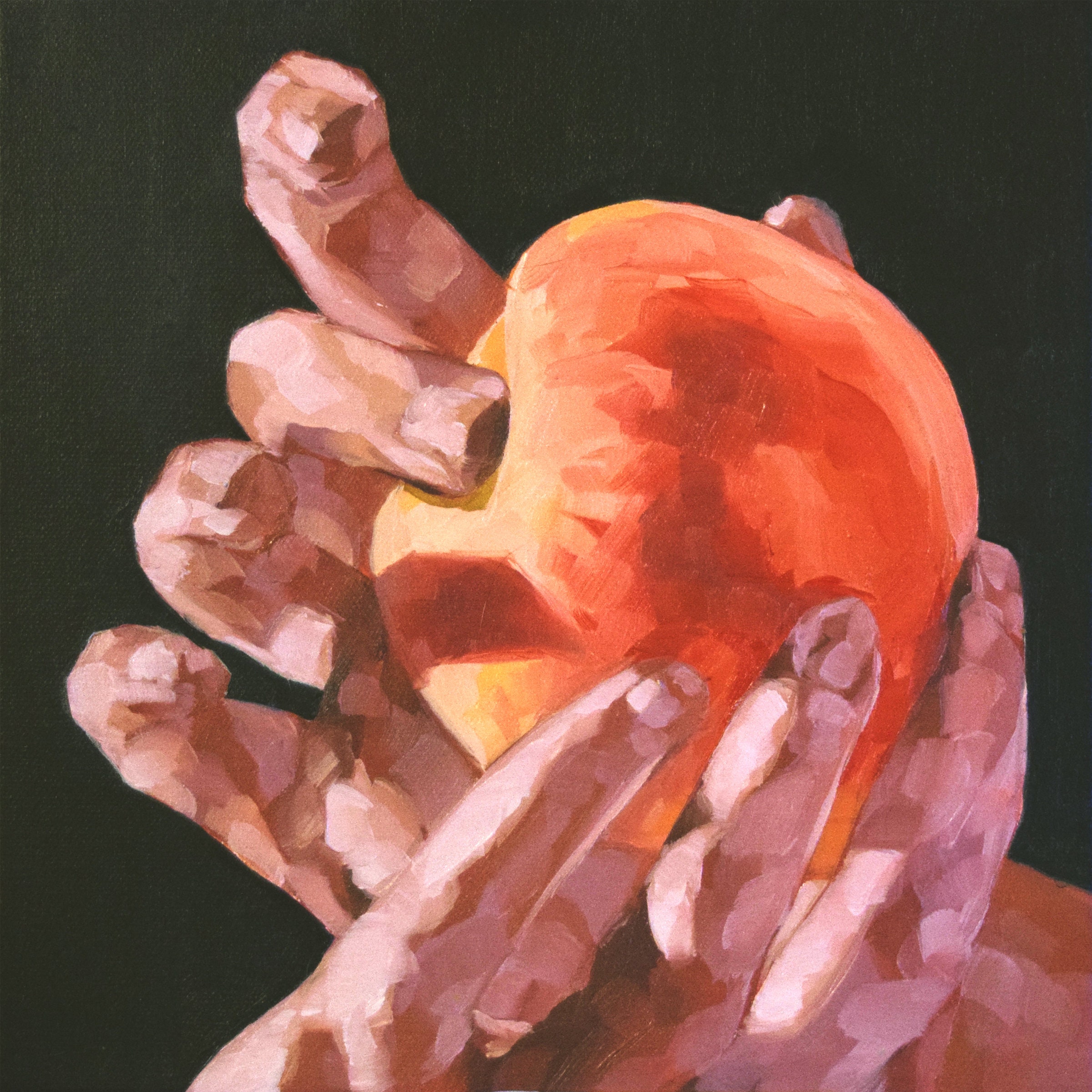 Peach Pit Print - Etsy