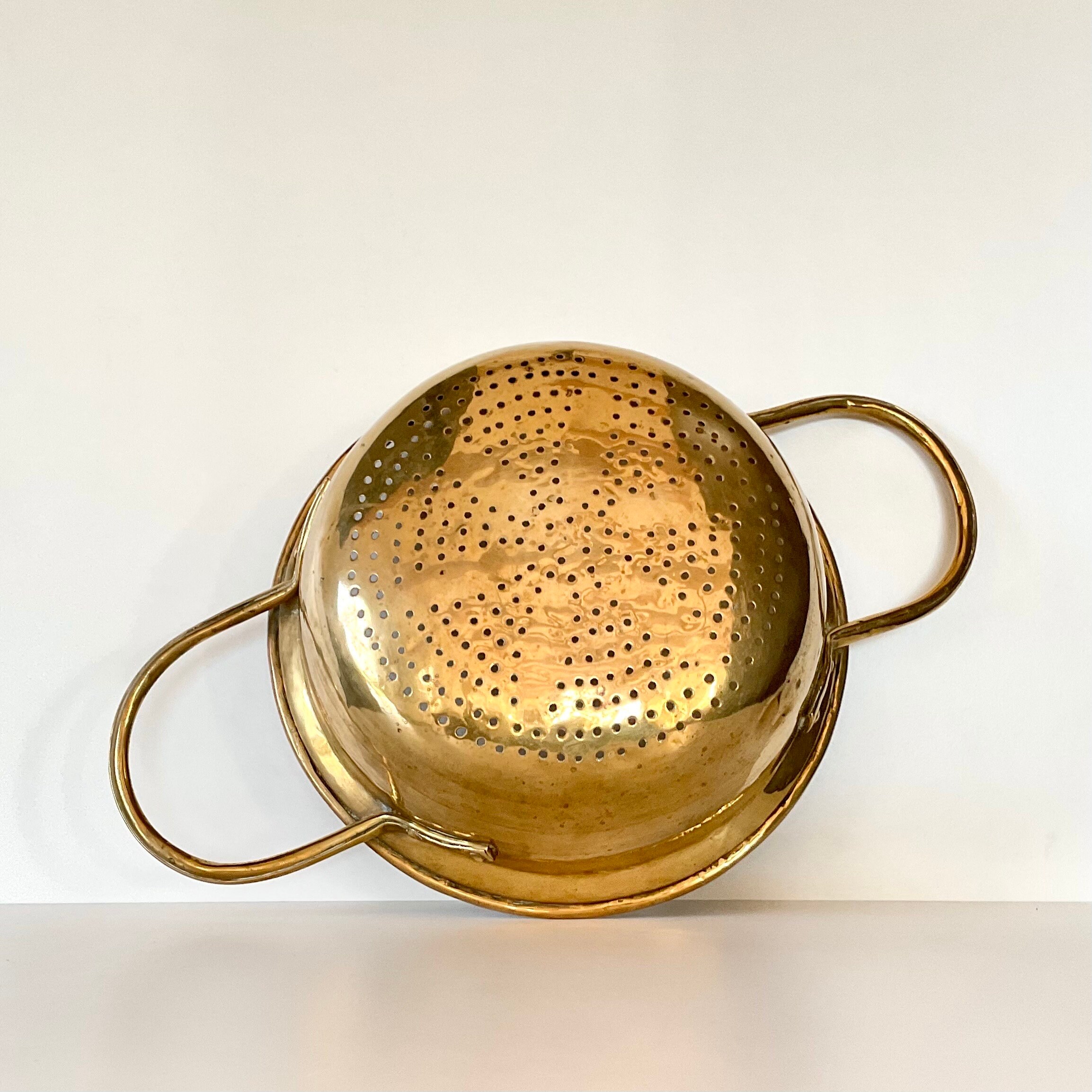 Antique Danish Hand Forged Colander/strainer With Two Handles - Etsy