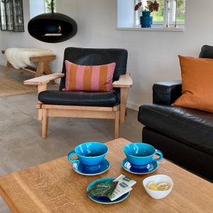 Danish Designed and Handmade Patchwork Cushion With Piping, Made From ...