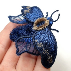 Brooch Moth Machine Embroidery Design FSL, Insect Brooch, FSL Brooch ...