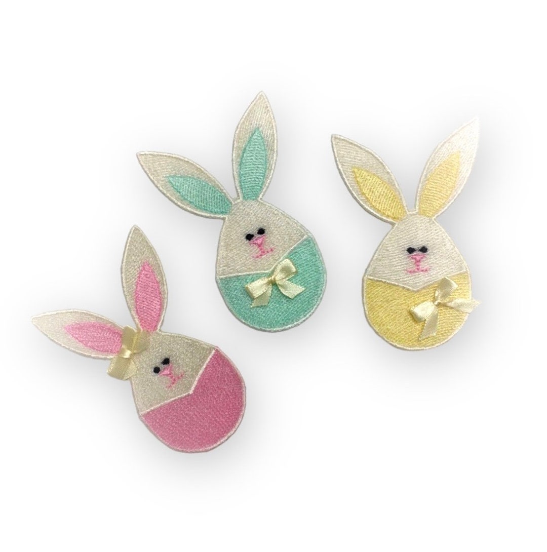 Free Standling Lace Machine Embroidery Design Easter Bunny Egg FSL ...