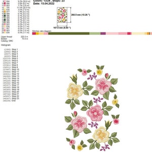 3D Roses Set Machine Embroidery Design 3D Digital Embroidery Pattern ...