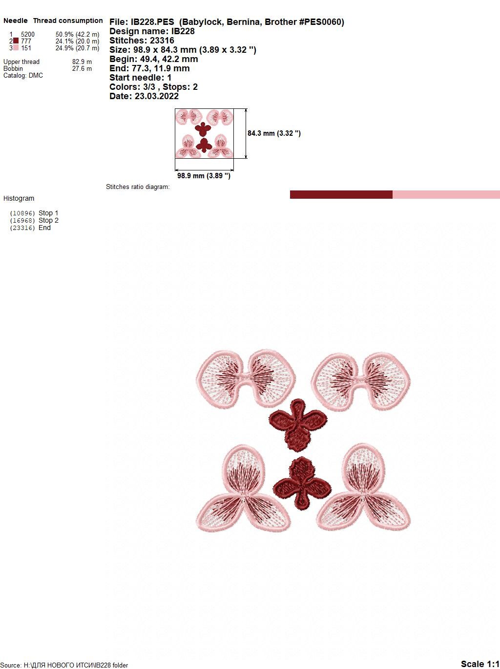 Orchid FSL Machine Embroidery Designs Free Standing Lace - Etsy
