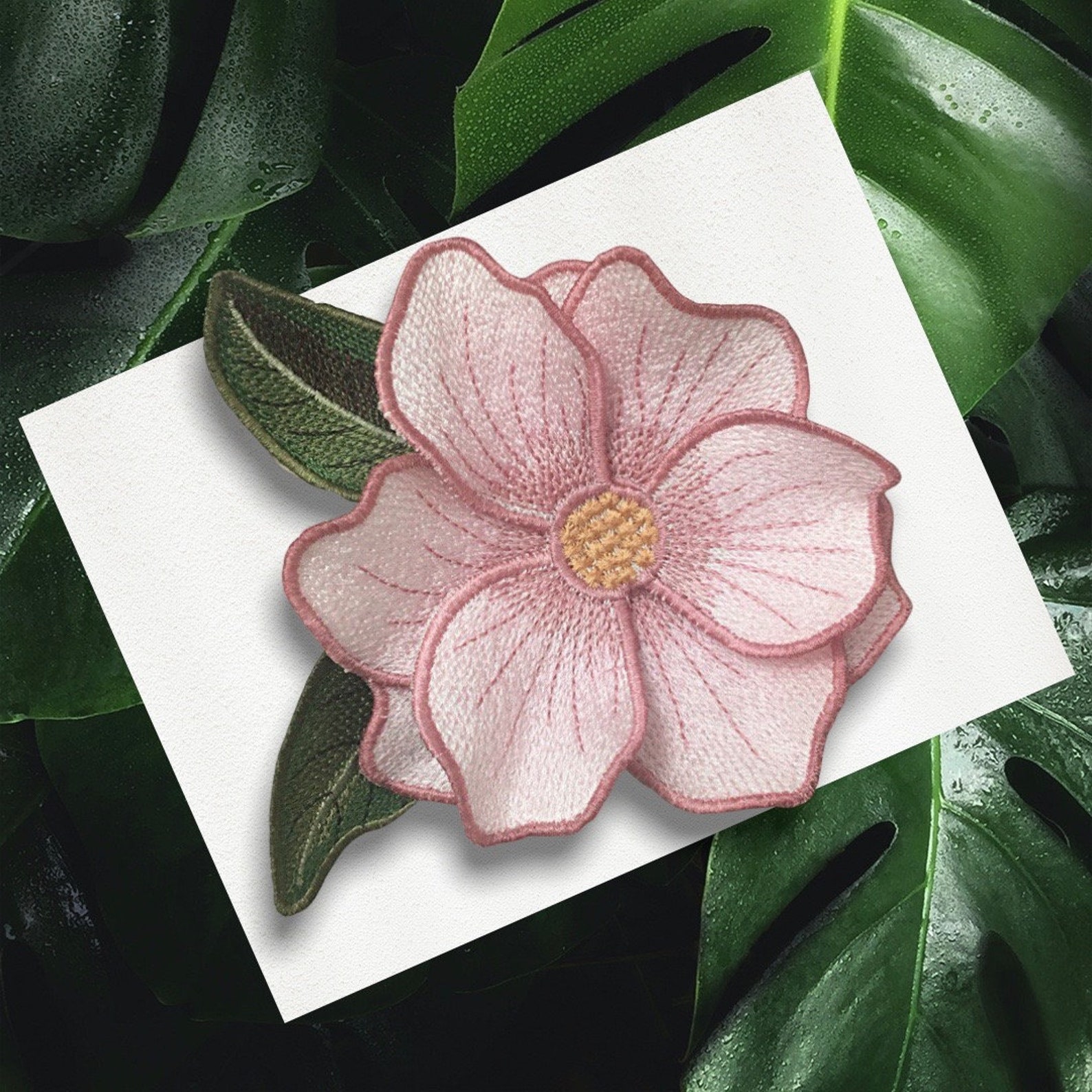 Magnolia Flower FSL Machine Embroidery Design Digital Embroidery ...