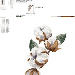 Cotton Artistic Set Machine Embroidery Design Digital Embroidery ...