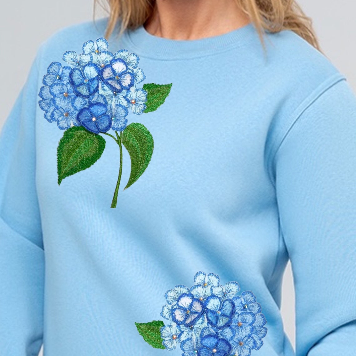 Hydrangea 3D Flowers Set Machine Embroidery Designs Digital - Etsy