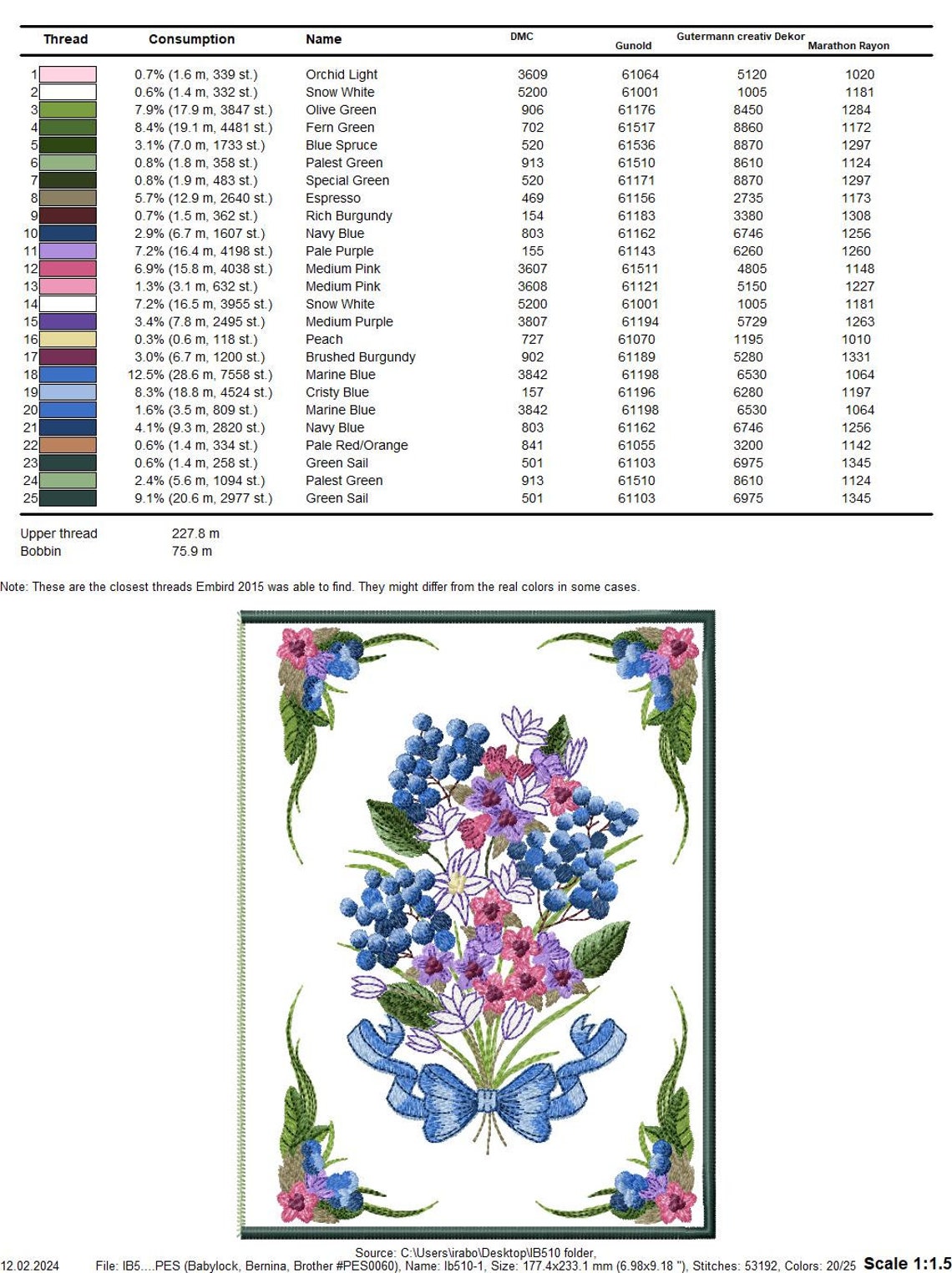 Cover for Planner A5 Size Machine Embroidery Design in the Hoop - Etsy
