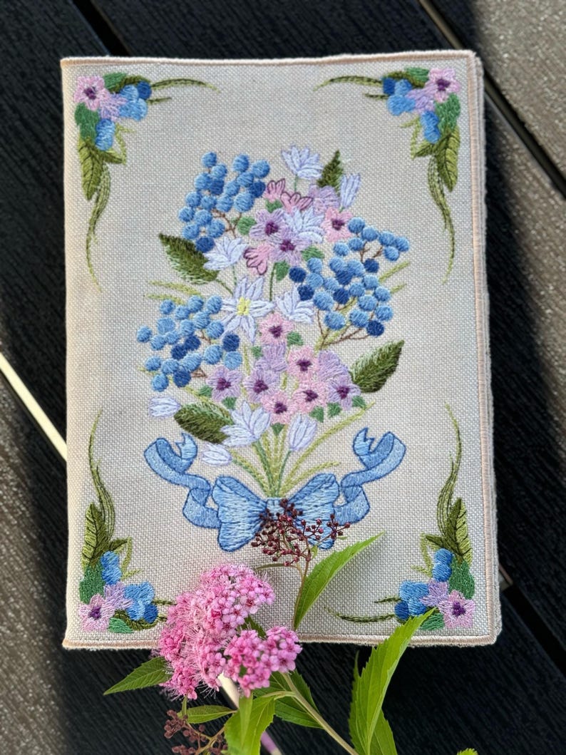 Cover for Planner A5 Size Machine Embroidery Design in the Hoop - Etsy