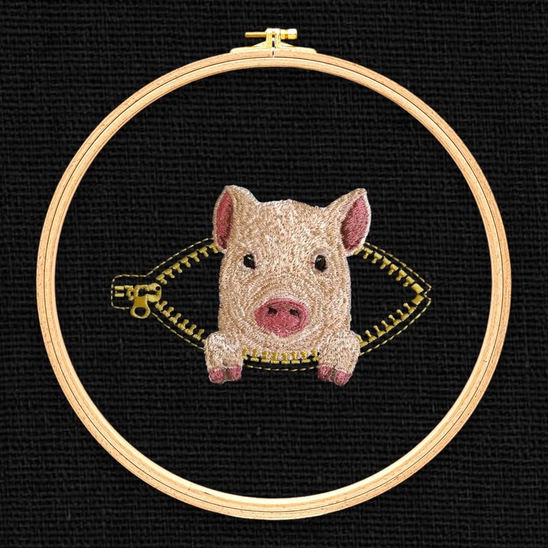 Piglet Embroidery - Etsy