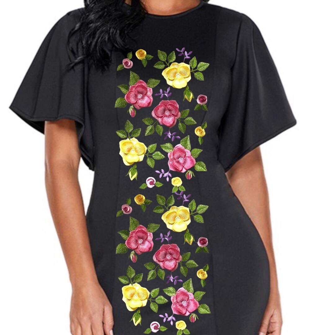 3D Roses Set Machine Embroidery Design 3D Digital Embroidery Pattern ...