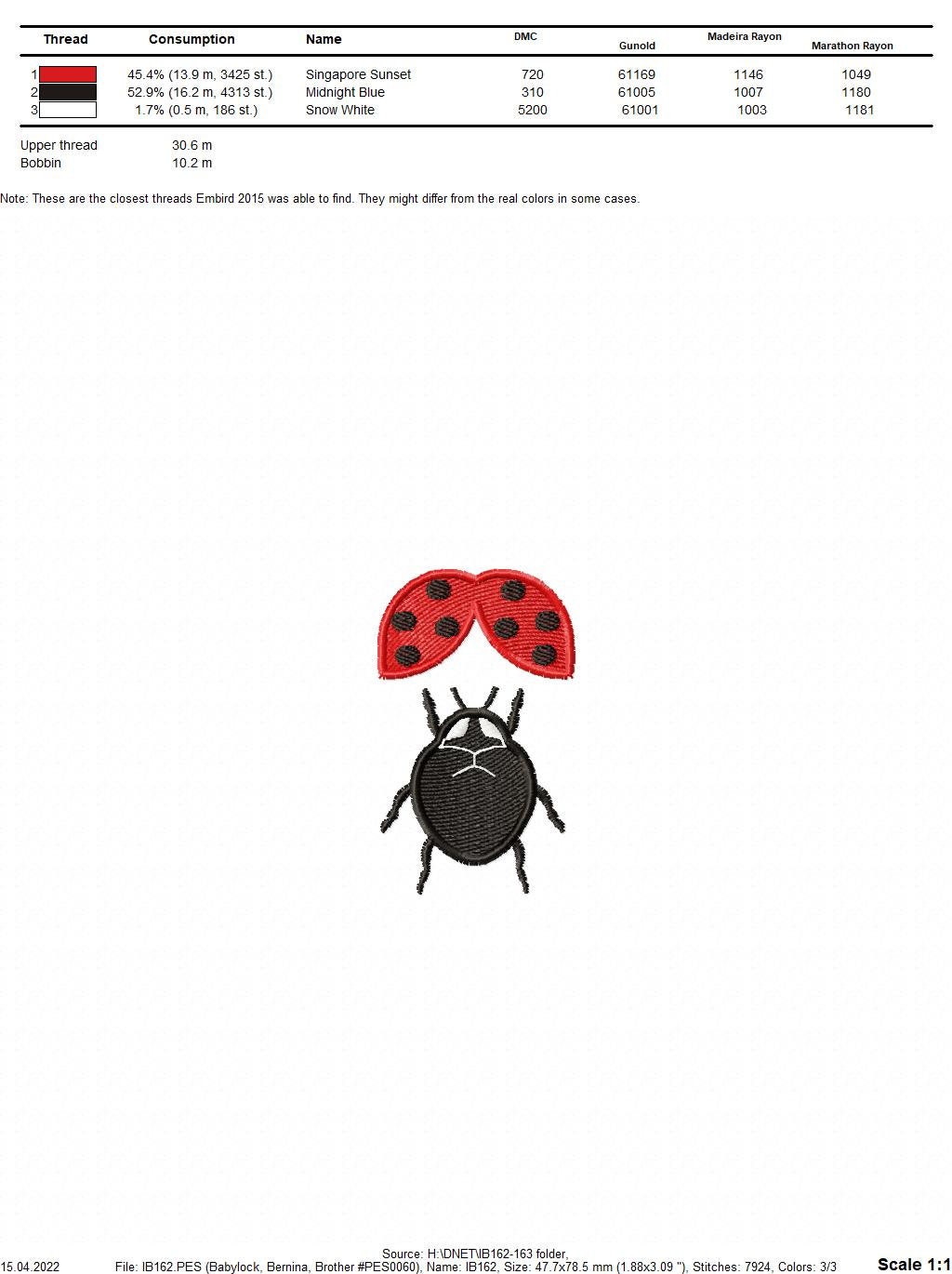 FSL Ladybug on a Leaf Brooch Machine Embroidery Designs Digital ...