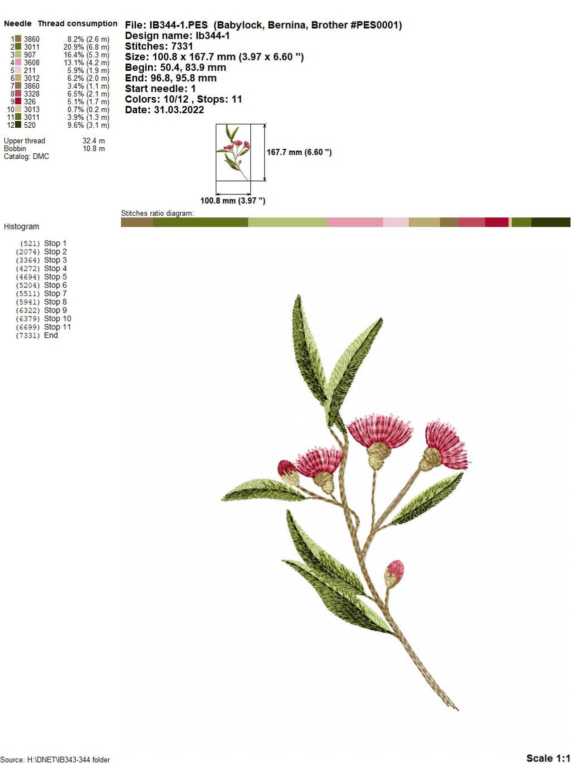 Protea Set Artistic Machine Embroidery Design Digital - Etsy
