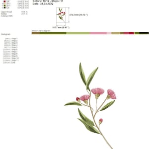 Protea Set Artistic Machine Embroidery Design Digital Embroidery ...