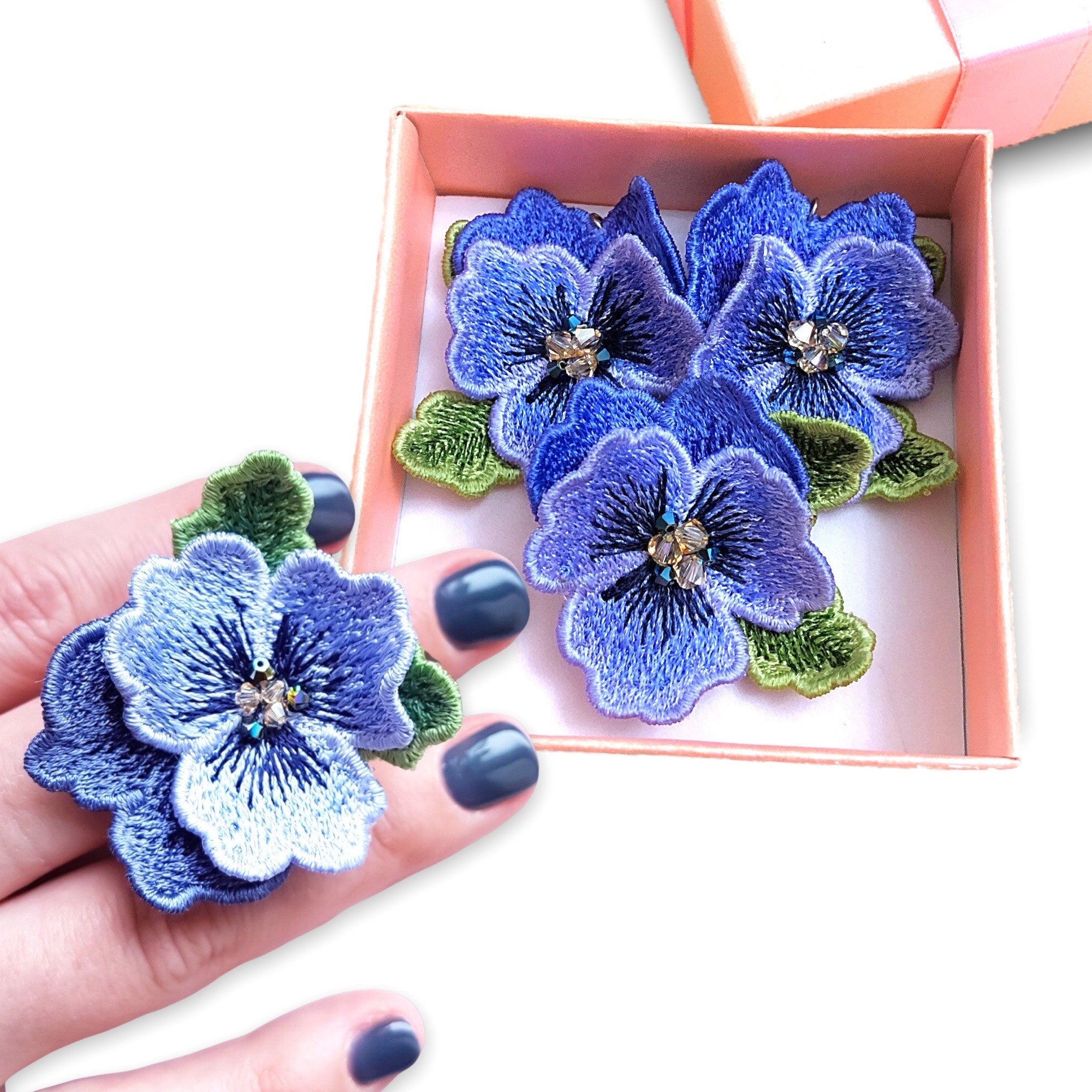 Pansies FSL Machine Embroidery Designs Free Standing Lace - Etsy