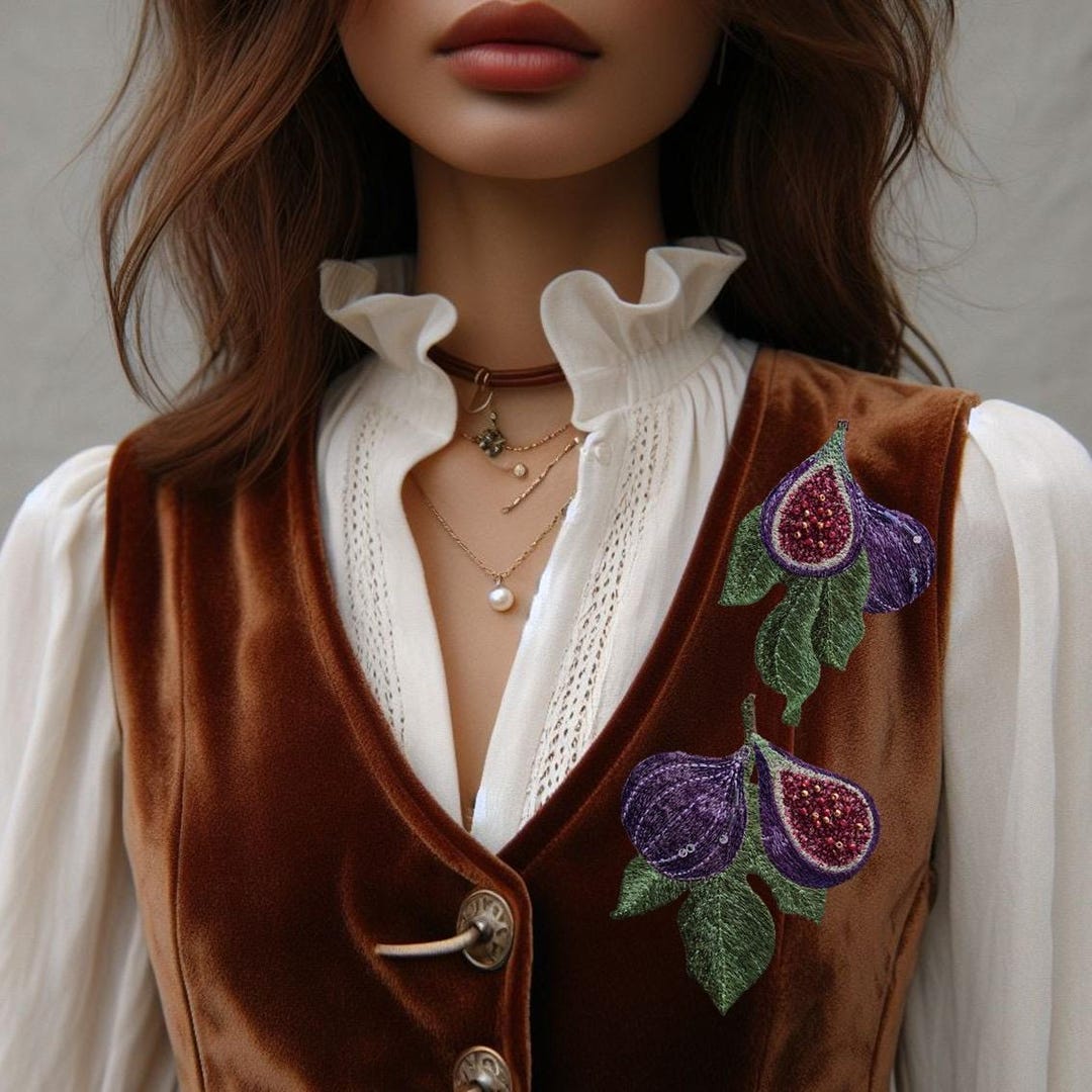 Set of 11 Machine Embroidery Designs “sweet Figs” Using Artistic Satin ...