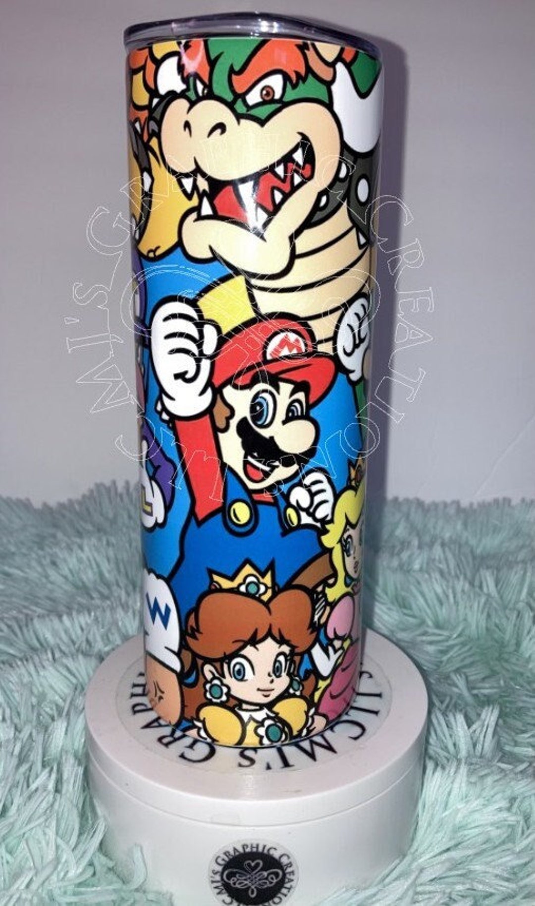 Hanmade-sublimation Super Mario Bros & Crew 20oz Tumbler - Etsy
