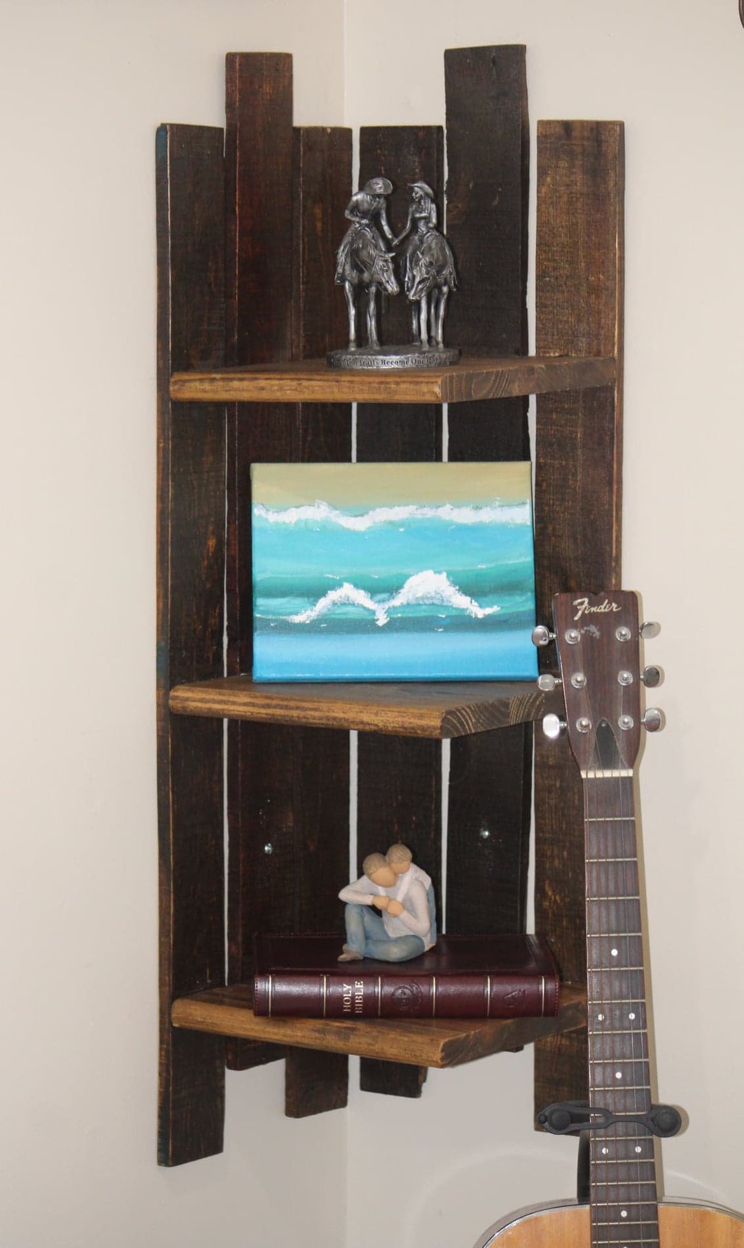 Pallet Corner Shelf - Etsy