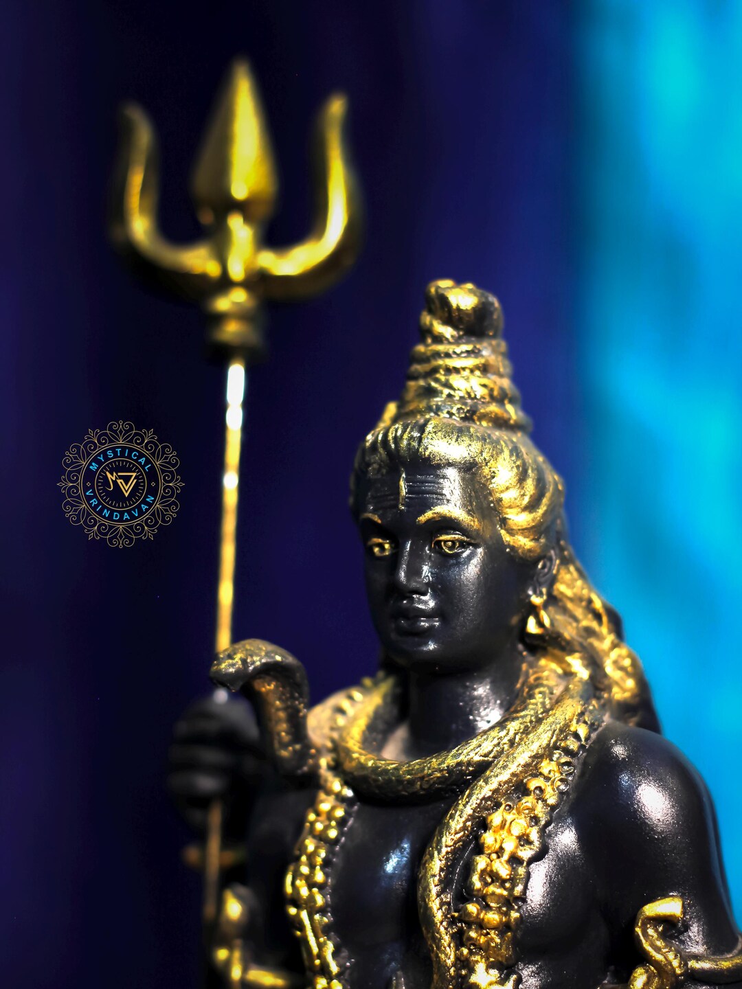 Lord Shiva Meditation Murti 8 Inch | Mahadev Idol for Yoga Space ...
